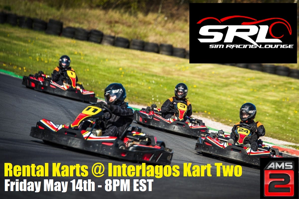 Rental karts @ Interlagos Kart 2; Friday may 14th - 8PM EST | Reiza ...
